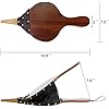 Amazon.com : Wood Fireplace Bellows 17''x7.5'' with Hanging Leather ...
