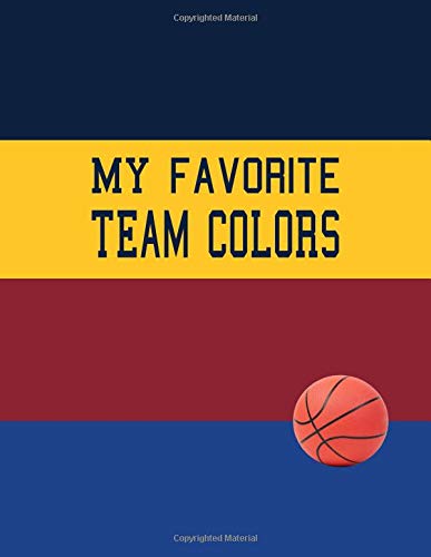 My Favorite Team Colors: Dot Grid Journal: Journals, Basketball On The ...