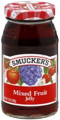 Amazon.com: Smucker's Mixed Fruit Jelly Spread, Blend of Apple, Grape ...
