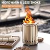Amazon.com : Tabel Top Fire Pit Mini, Portable Firepit Outdoor, 7 Inch ...