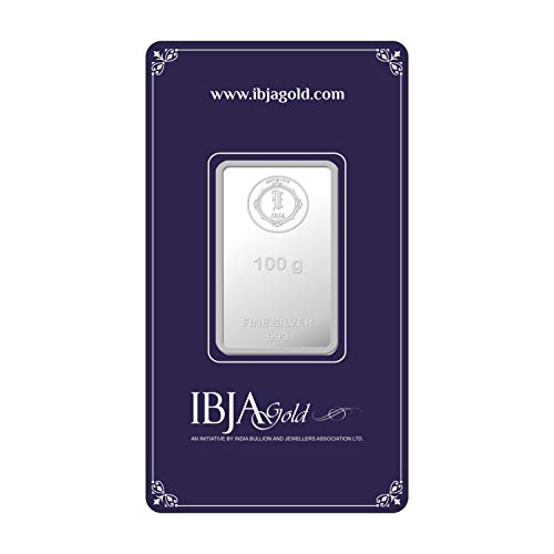 Buy IBJA Gold Investment 100 gm Silver Coin Frames for Women ...