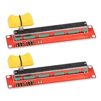 Amazon.com: JTAREA 10K Slide Potentiometer 3.3V 5V Linear Logarithmic ...