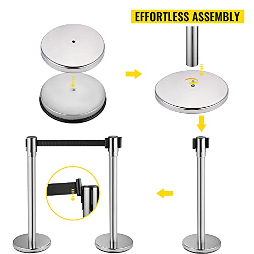 VEVOR Personal Guide System 2 Stands 1 Adapter, 90 cm Total Height ...