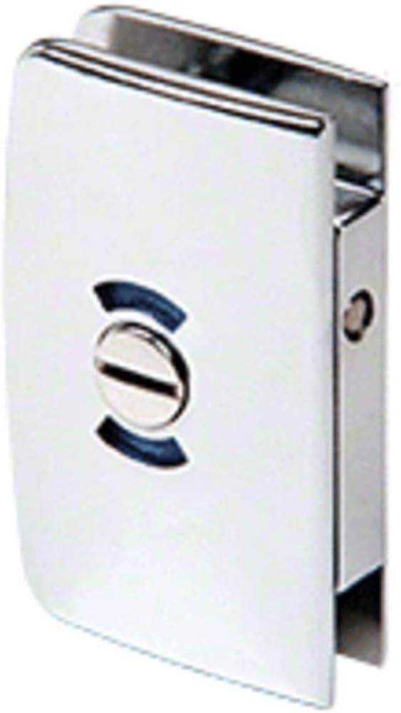 CRL Chrome Swinging Glass Door Lock with Indicator for 5/16" to 1/2 ...