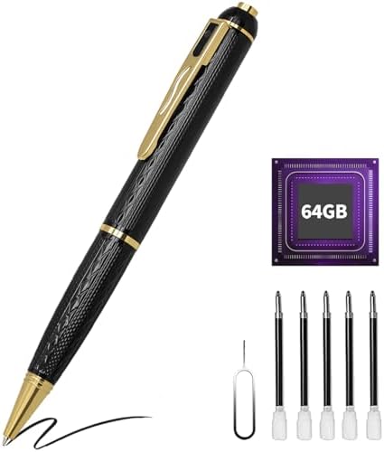 Amazon.com : GIAOQ 128G Spy Camera, 1080P Mini Hidden Camera Pen with ...