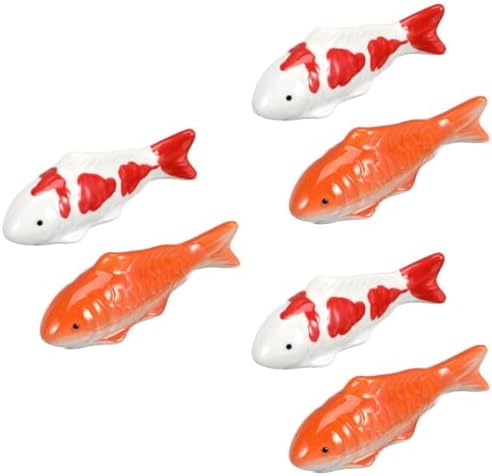 Amazon.com: Musaner 2pcs Ceramic Floating Fish Aquarium Goldfish Koi ...