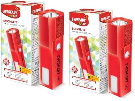 Eveready Siren DL102 Rechargeable Torch with 100 Decibels (dBA ...
