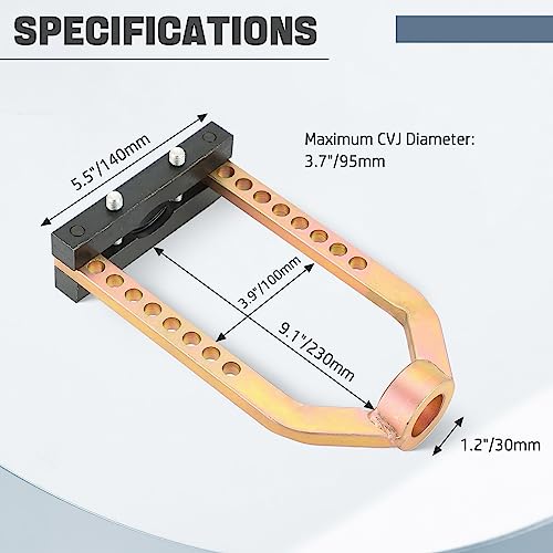 Snapklik.com : CV Joint Puller Tool 9 Holes Universal Joint Removal ...