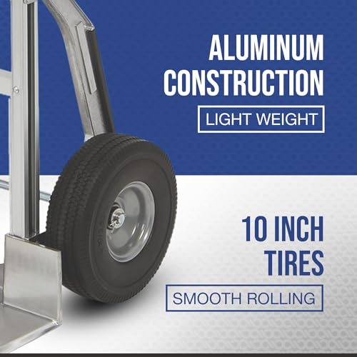 Strongway Continuous Handle Aluminum Hand Truck /Stair Skid Moving ...