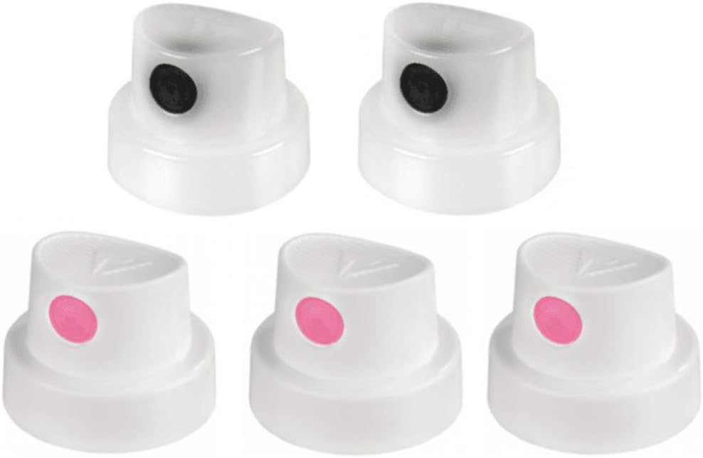 Kobra Fat Caps Set (Pack of 5) Replacement Male Nozzle Tips for Wide ...