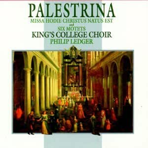 Palestrina : Missa Hodie Christus Natus est & Six Motets: Amazon.co.uk ...