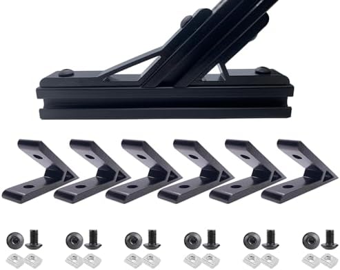 Amazon.com: 6 Set Black 45 Degree/135 Degree Angle 4040 Series Aluminum ...