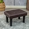 Amazon.com: CAROLMADE Ottoman Foot Rest, PVC Small Ottoman Foot Stool ...