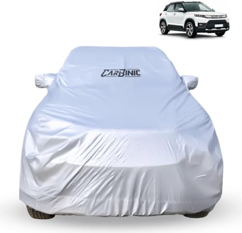 CARBINIC Car Body Cover for Maruti Brezza 2022 | Water Resistant, UV ...