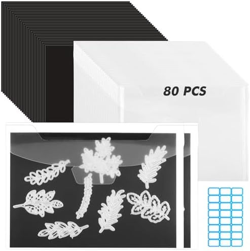 Amazon.com : 160 PCS Stamp and Die Storage Bag and Rubber Magnetic ...