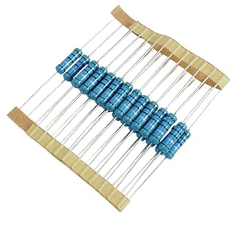Delon Technology - 1MΩ (1 Mega-Ohm) Resistor, 25 Pack, ±1% Tolerance ...