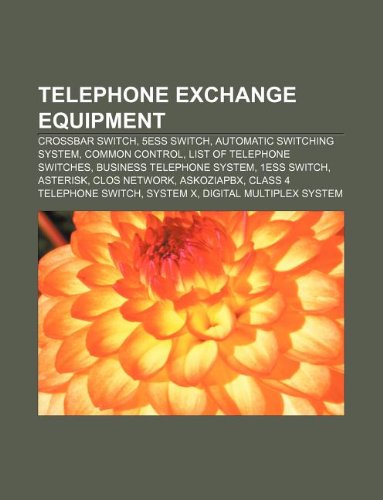 Amazon.co.jp: Telephone Exchange Equipment: Crossbar Switch, 5ess ...