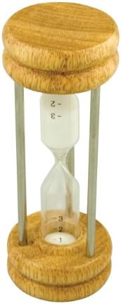 Mini Sand Timer - Wood Sandglass Sand Clock Timer, Wood Color Hourglass ...