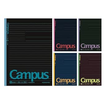 KOKUYO Composition Notebooks, 5 Pack Campus Semi-B5 Comp Book with Dot ...