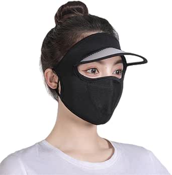 Amazon.com: xbuk Ice Silk Full Face Mask,Sun Hats for Women UV ...