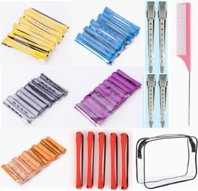 Amazon.com : 68 Pcs Hair Perm Rods Set - 6 Sizes Plastic Cold Wave Rods ...