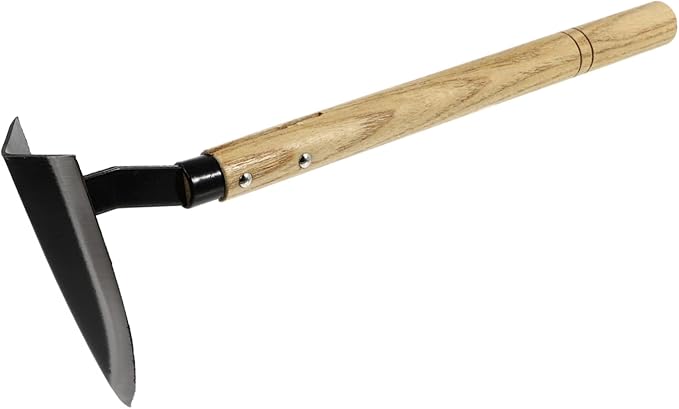 Amazon.com: Yardwe 1pc Triangular Wood Hoe Lawn Dethatcher Korean Hand ...