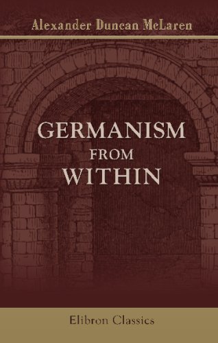 Germanism from Within : Amazon.in: Books