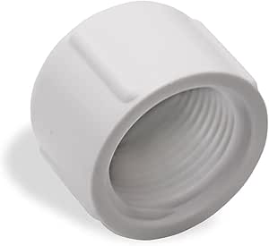 Amazon.com: 1/2 Inch FNPT Female Pipe Thread Plastic Pipe End Cap -1/2 ...