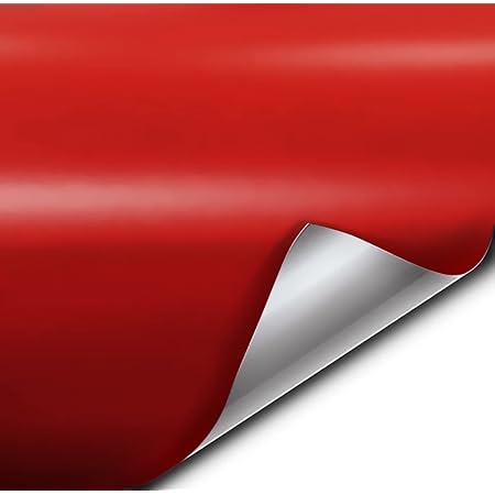Amazon.com: VViViD Satin Matte Red Vinyl Wrap Roll with Air Release ...