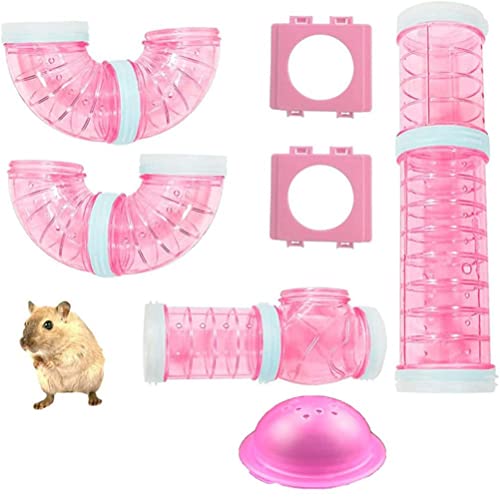 Hamster Tubes Set, Transparent Hamster Tunnel, DIY Hamster Toy Tunnel ...