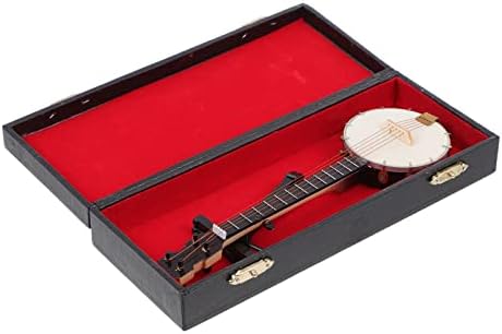 Amazon.com: Ciieeo 1 Set Miniature Banjo with Stand and Storage Case ...