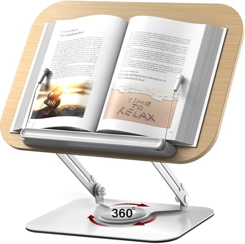 Amazon.com: Adjustable Book Stand for Reading – Durable Build Quality ...
