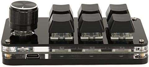 Jectse Macro Mechanical Keyboard, 6 Keys RGB Backlit Mini OSU Keyboard ...