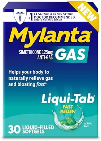 Amazon.com: Mylanta Fast Gas Relief for Adults - Easy to Swallow Gas ...