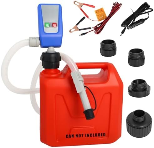 Fuel Transfer Pump with Auto-Stop Sensor(3.2GPM), AA Battery Powered ...