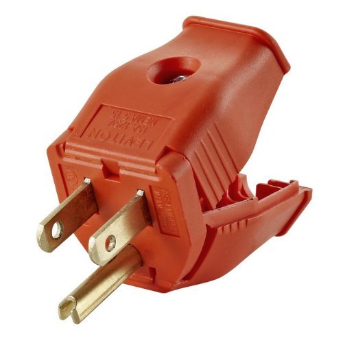 Leviton 003-3W101-0OR 2 Pole 3 Wire Orange Grounding Plug - Amazon.com