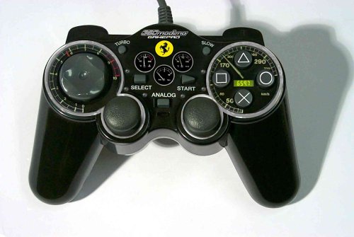 PlayStation 2 - Thrustmaster Controller 360 Modena Black Edition Gamepad, 8 Tasten, schwarz ...