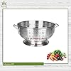 Amazon.com: (16-QT) Aluminum Colander with Handles and Base Heavy Duty ...