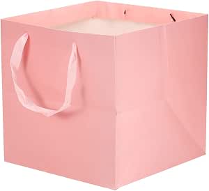 Amazon.com: PATIKIL 12x12x12 Inch Square Paper Bag with Handle, 5 Pack ...
