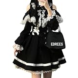 ・ブランド:EDREES・🎵Free Size：着丈67、バスト128、肩幅58、袖丈57。サイズは手作り測量しましたので、サイズが1-3cm誤差の場合がございます、予めご了承ください。・✨これからの季節に大活躍する長袖地雷系 ブラウス は...