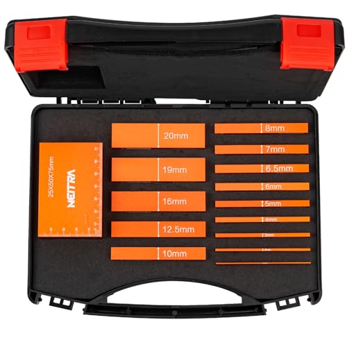 Snapklik.com : Neitra Metric Setup Blocks - 15 PCS Aluminum Height ...