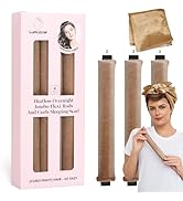 Amazon.com : Overnight Heatless Hair Curler Blowout Rods Jumbo ...