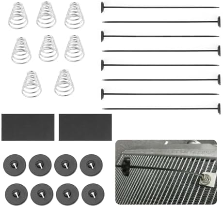 Amazon.com: Fan Mounting Kit, Radiator Fan Zip Ties Clips Mounting Kit ...
