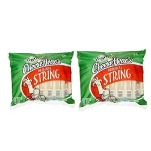 Amazon.com: Cheese Heads | String Cheese | (1 oz. pkg, 60 ct.) Pack of ...