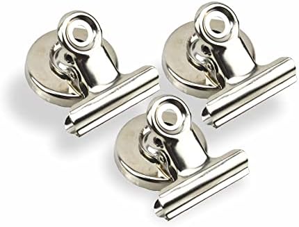 Magnetic Bulldog Clips Stainless Steel Binder Hook Clips Scratch Free ...