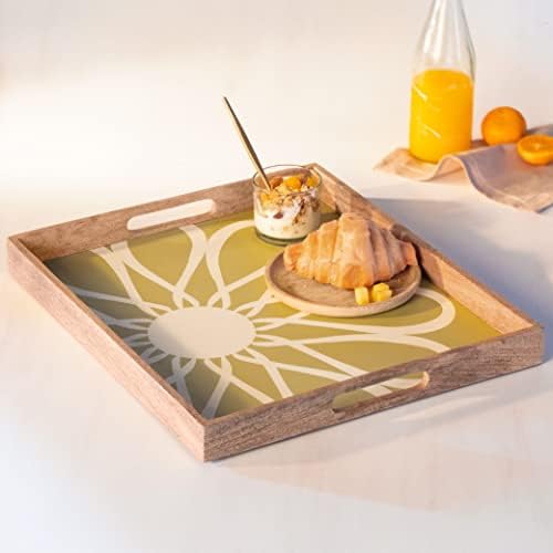 ExclusiveLane 'The Woody Runner' Handcrafted Decorative Wooden Tray ...