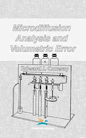 Amazon.com: Microdiffusion Analysis and Volumetric Error: 9780820601519 ...