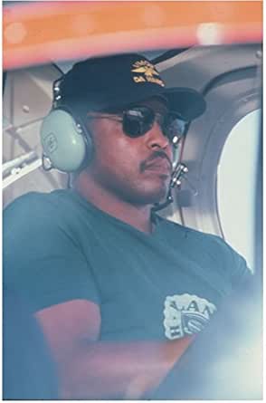 Magnum P.I. Roger E. Mosley as TC in helicopter 8 x 10 Inch Photo at ...