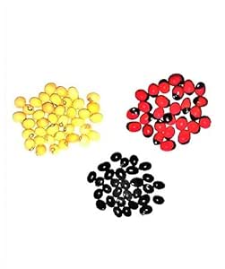 Chirmi Seeds Set for Puja, 63 Pieces, Red white Black, Traditional ...
