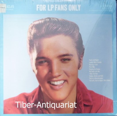 Elvis Presley " For LP Fans Only " REMASTERED on 180 Gram Vinyl Record ...